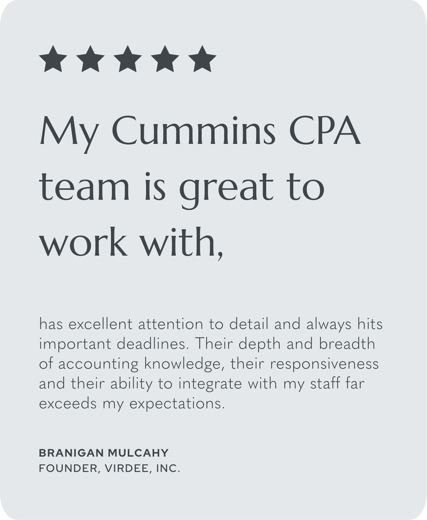 J Cummins CPA