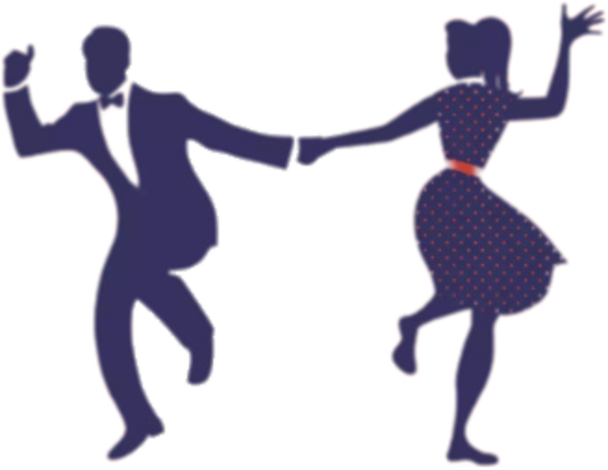 Swing Dancers Clip Art