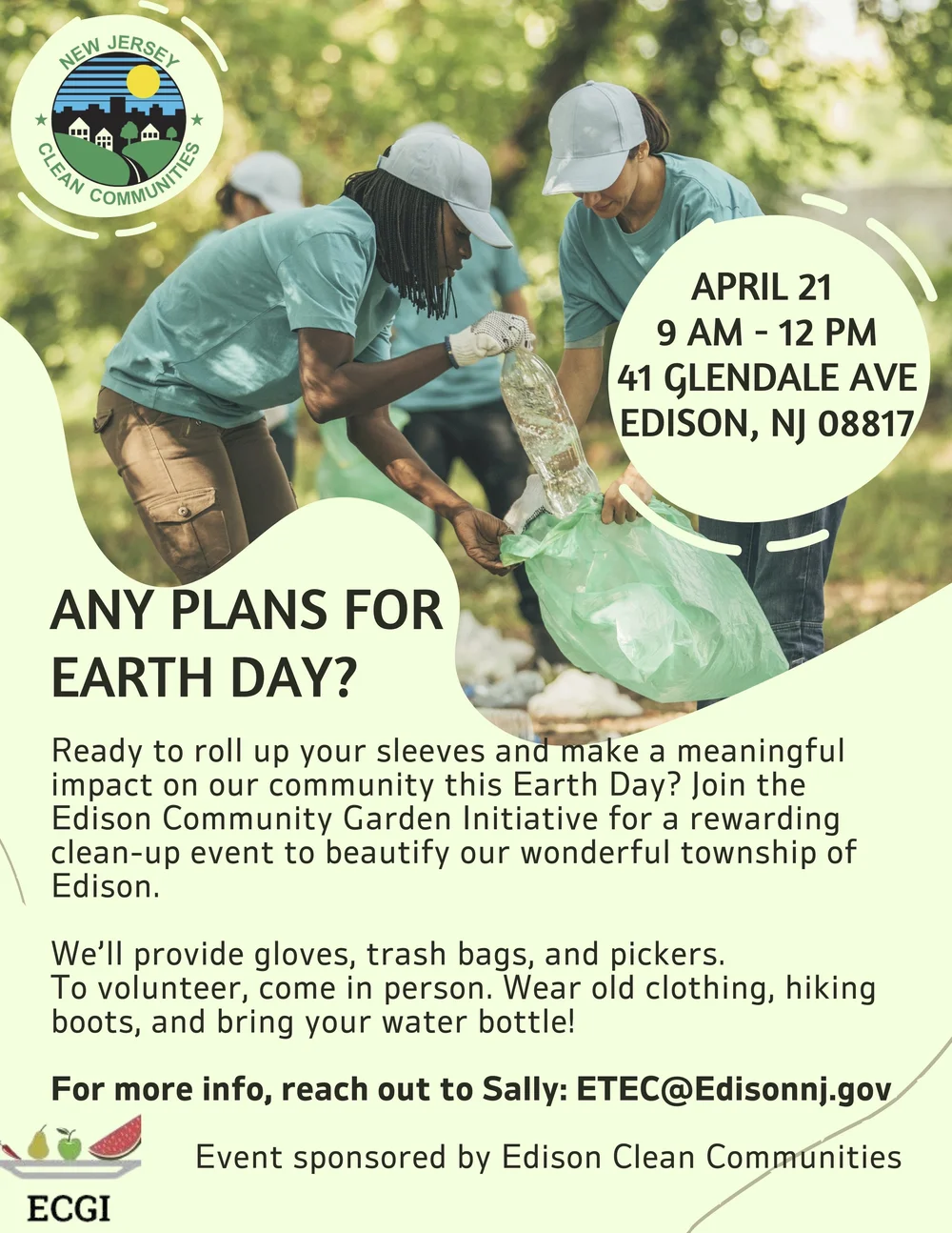 Earth Day Cleanup — Beautiful Edison
