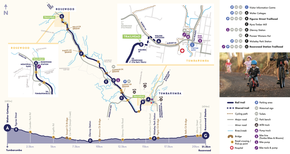 Map & FAQs — Tumbarumba - Rosewood Rail Trail
