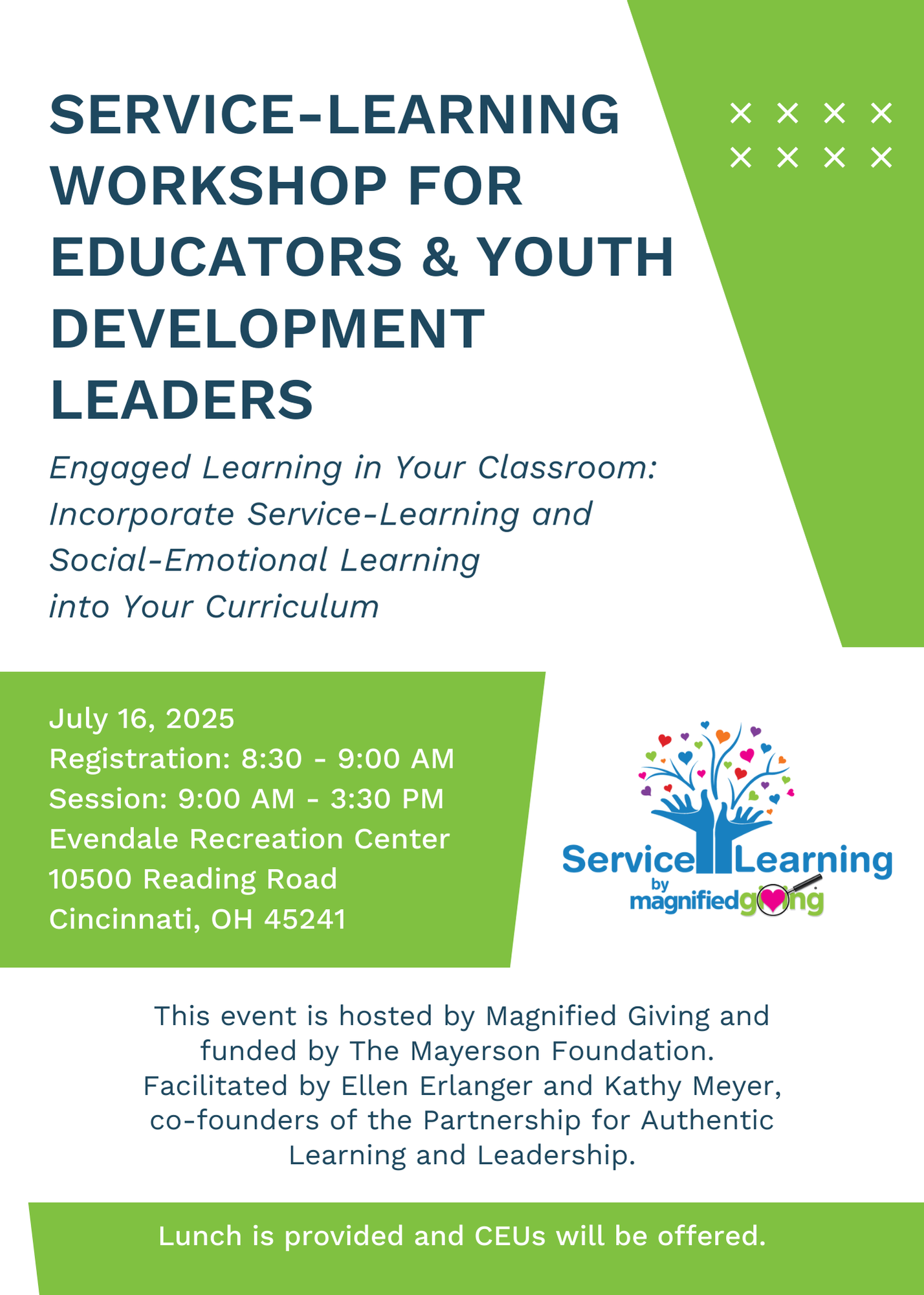 Teacher Workshop: Incorporate Service-Learning and Social-Emotion ...
