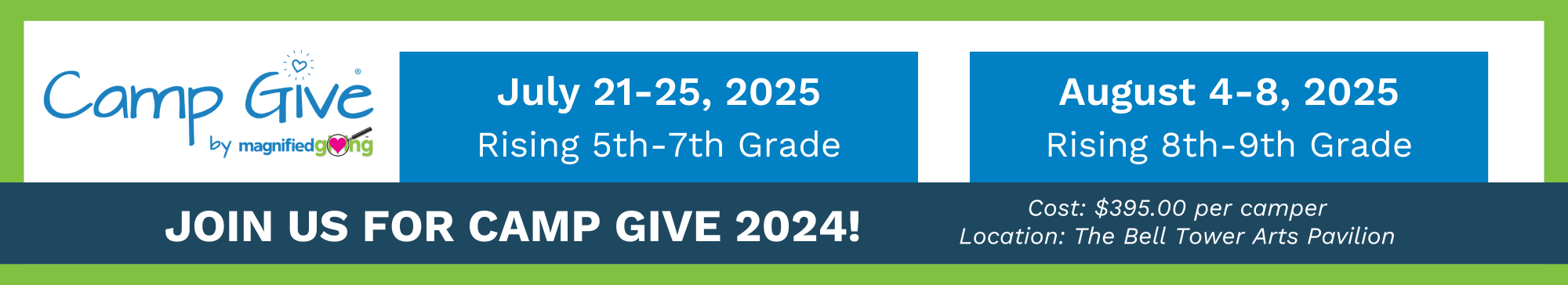 Camp Give Returns for Two Weeks of Fun and Philanthropy in Summer 2025 ...