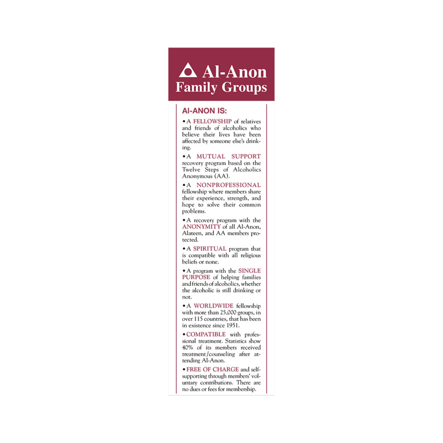 How Al-Anon Works — Al-Anon Family Services of Middle Tennessee