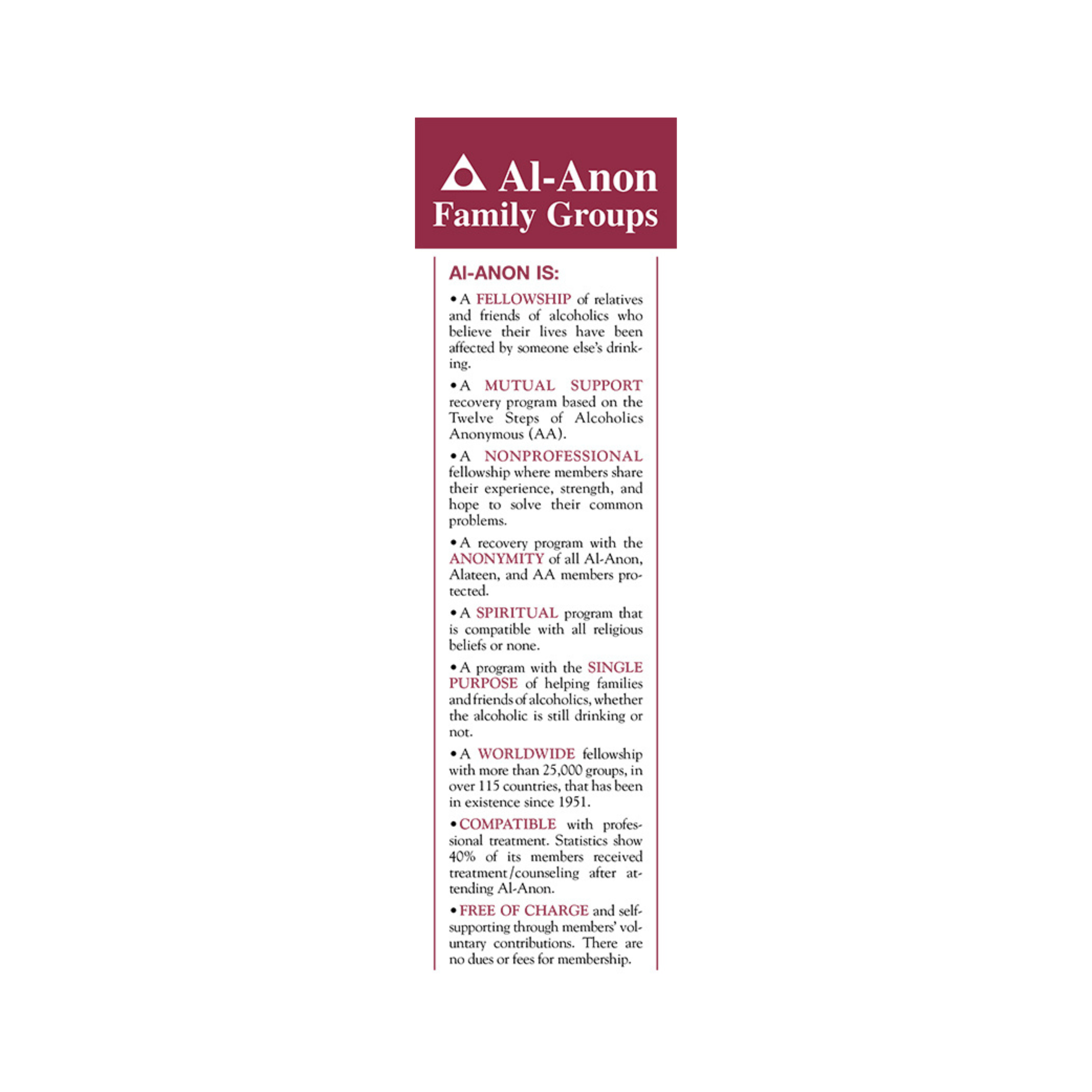 How Al-Anon Works — Al-Anon Family Services of Middle Tennessee