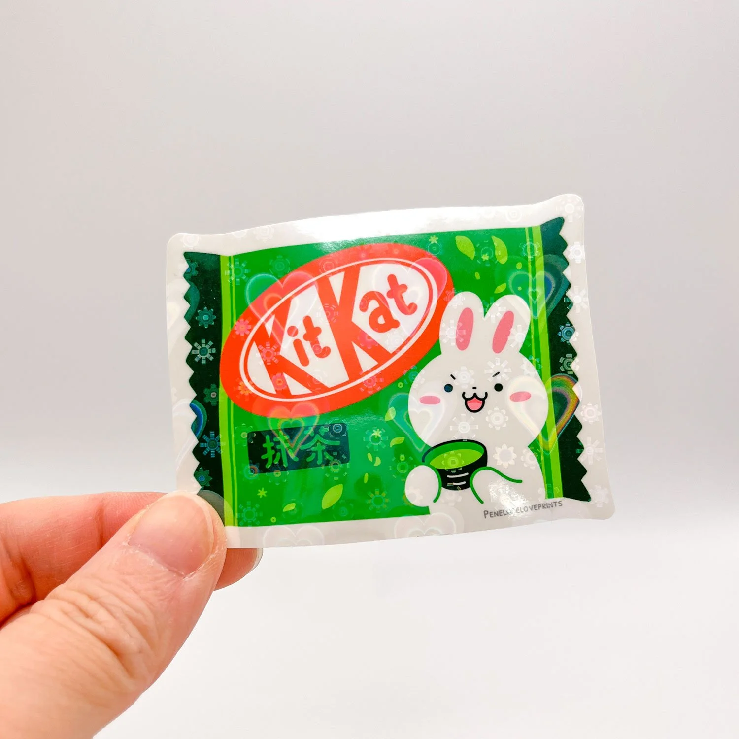 Holographic Hand-cut Vinyl Asian Snack Sticker — Penelopeloveprints