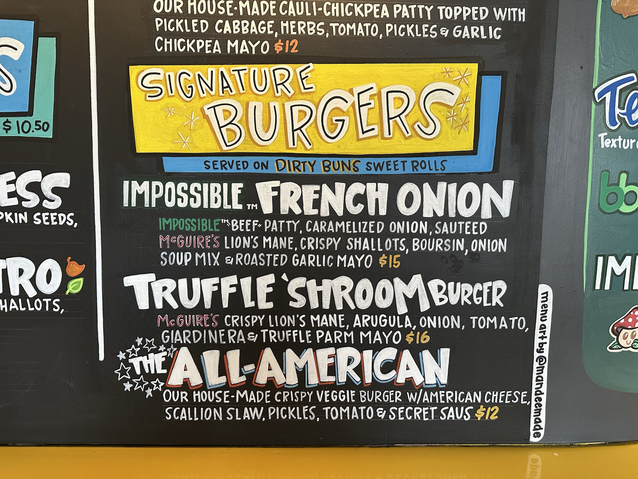 Bow Menu — Saus