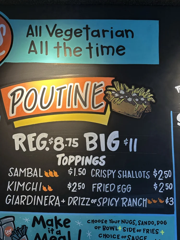 Bow Menu — Saus