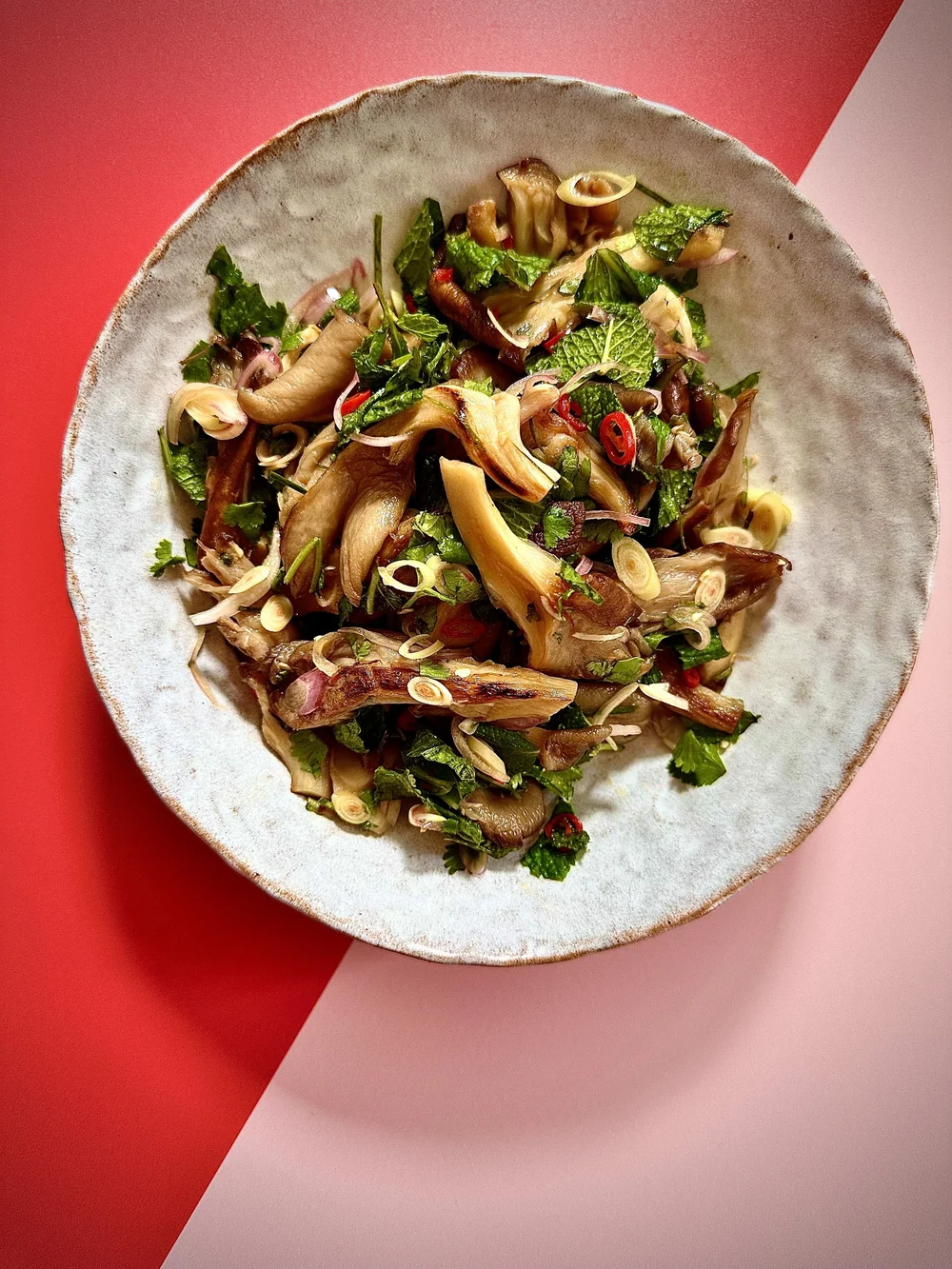 mushroom laab recipe — KaliCooking