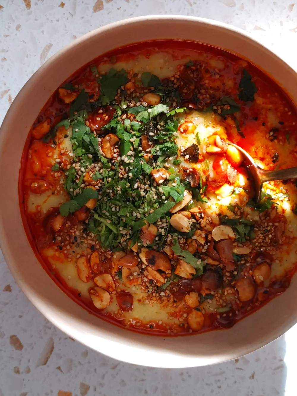 Healthy Lentil WholeGrain Congee, winter warmer — KaliCooking