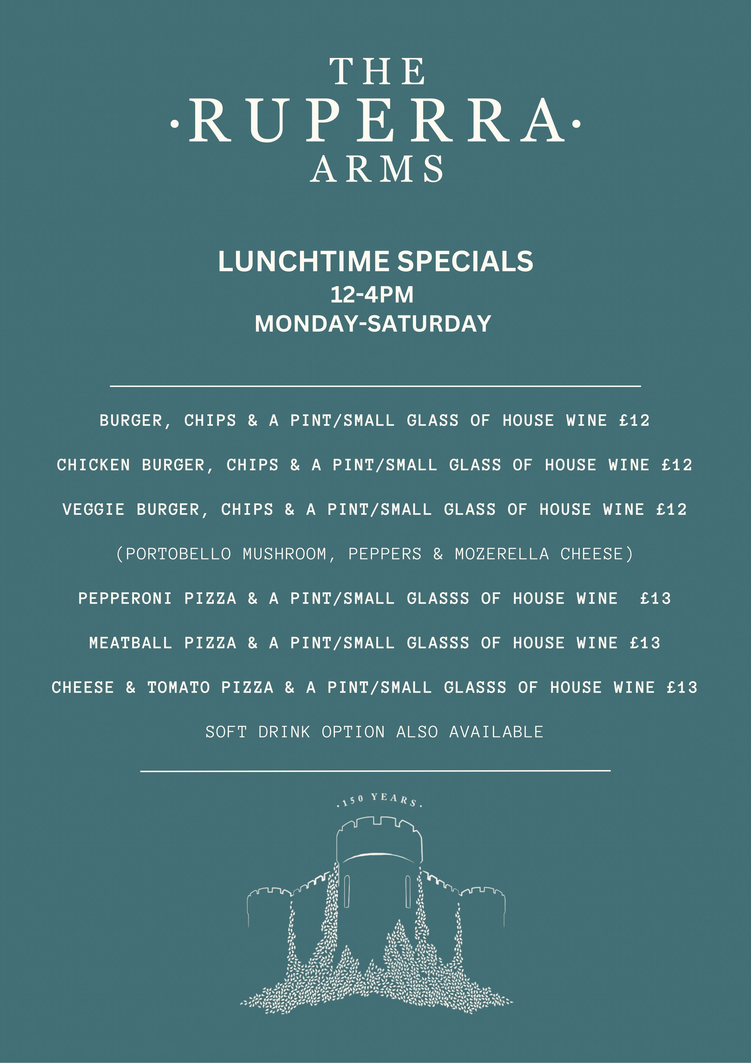 Menu 1 — The Ruperra Arms