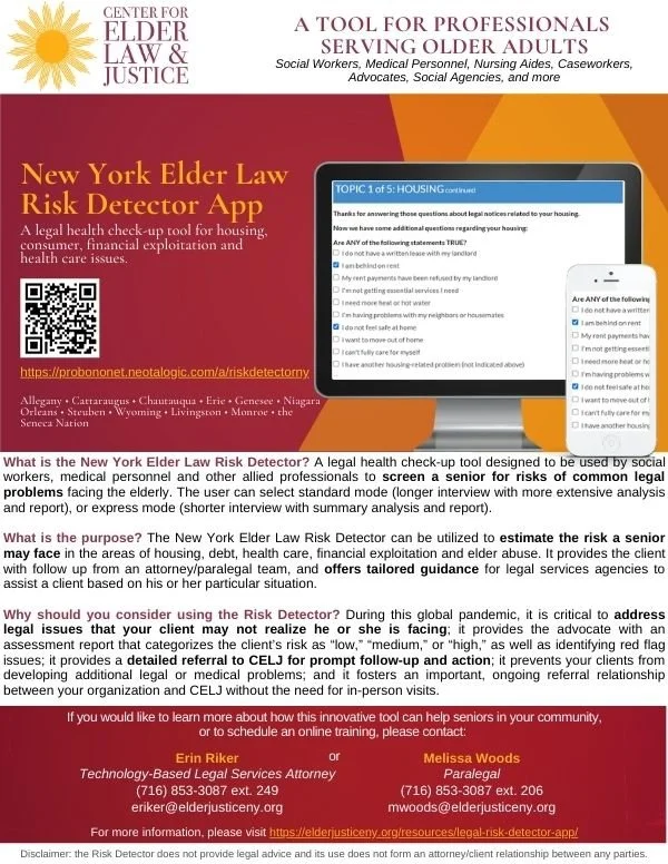 Legal Risk Screening Tools | Center for Elder Law & Justice