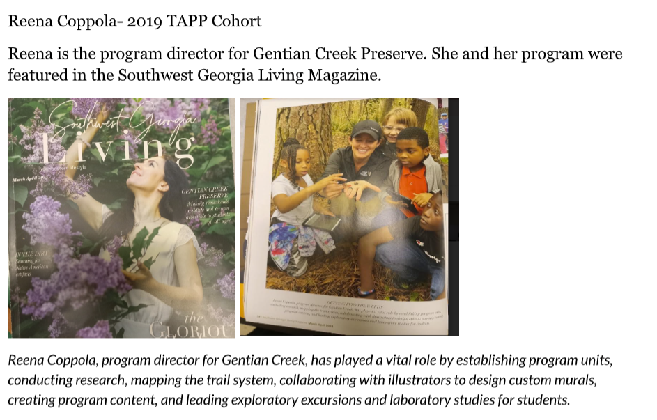 TAPP Hall Of fame — Southwest Georgia RESA