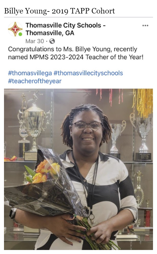 TAPP Hall Of fame — Southwest Georgia RESA