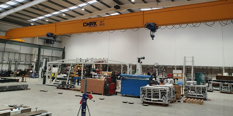 ASG Tooling | New overhead crane in at B&H Precision Tooling