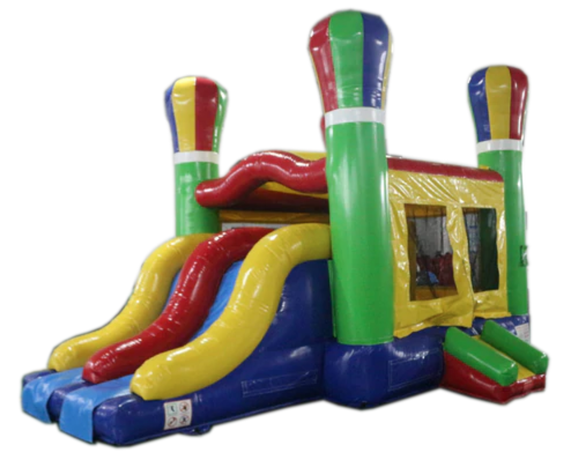 Rainbow Balloon Combo Bounce House/Inflatable Rental — Rent A Bounce ...