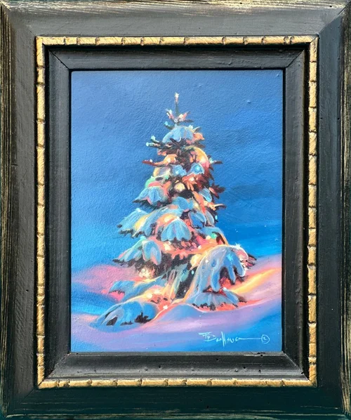 SOLD - The Little Christmas Tree — Santa Fe Trails Fine Art