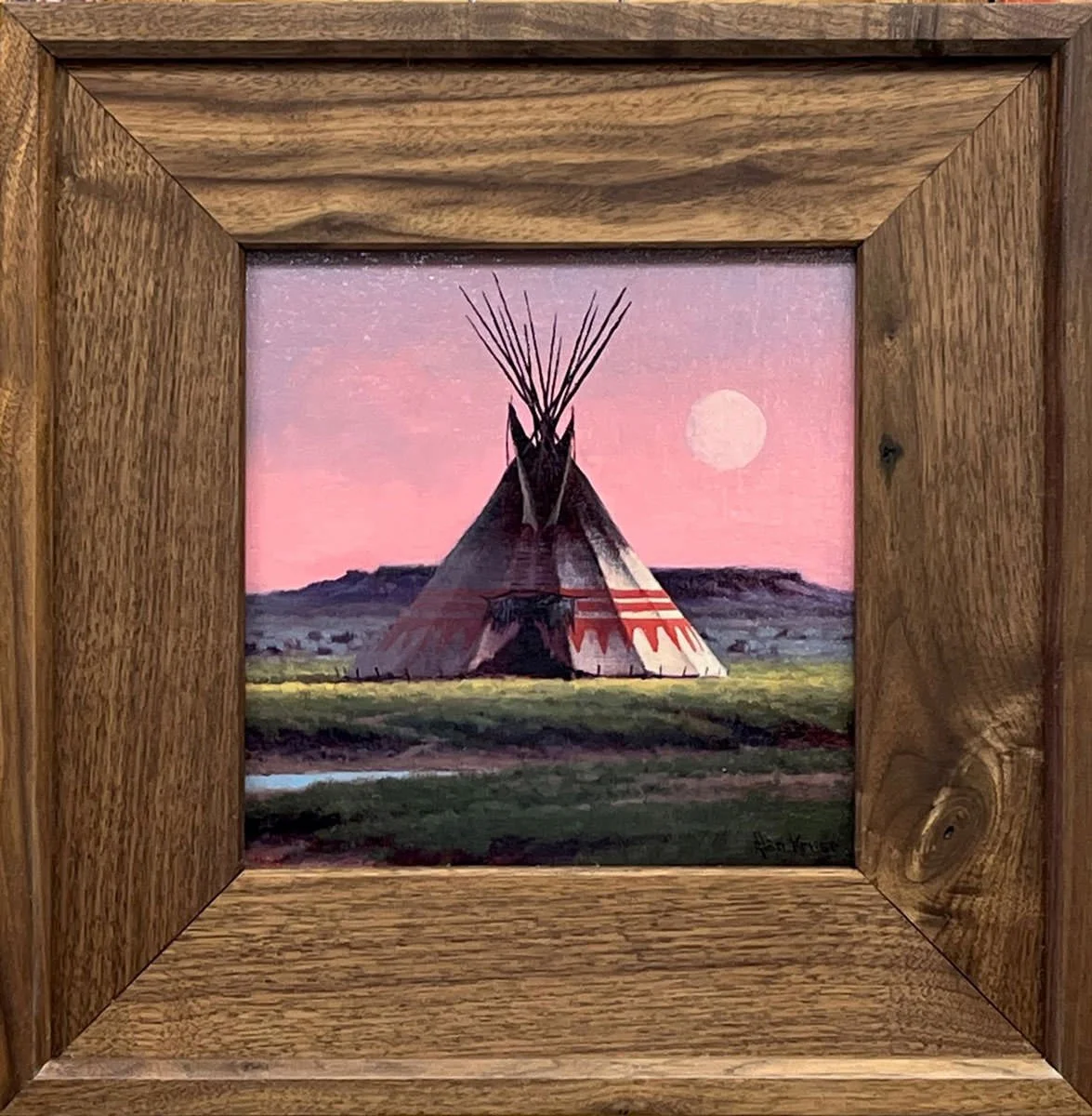 SOLD - Full Moon Risin' — Santa Fe Trails Fine Art