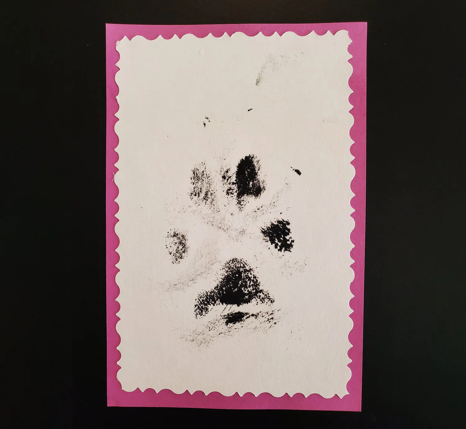 Ink Nose Impression — Peaceful Pines Pet Memorials