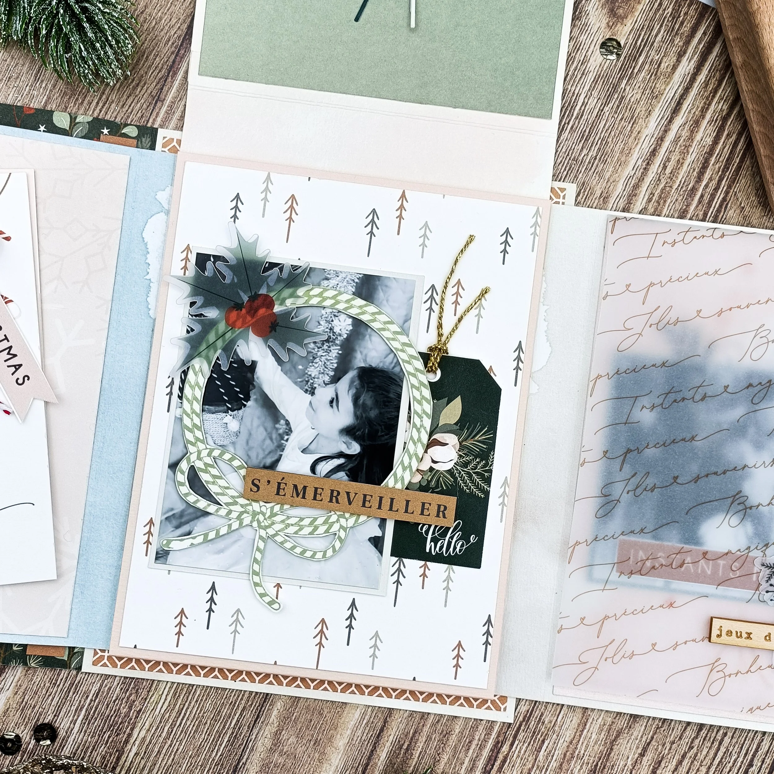 Tutoriel Mini Album “Carnet de souvenirs” - Emanuela — Florilèges Design