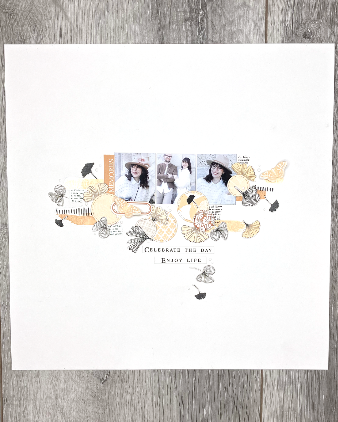 DEUX PAGES “GINKGO - MAYLIS — Florilèges Design