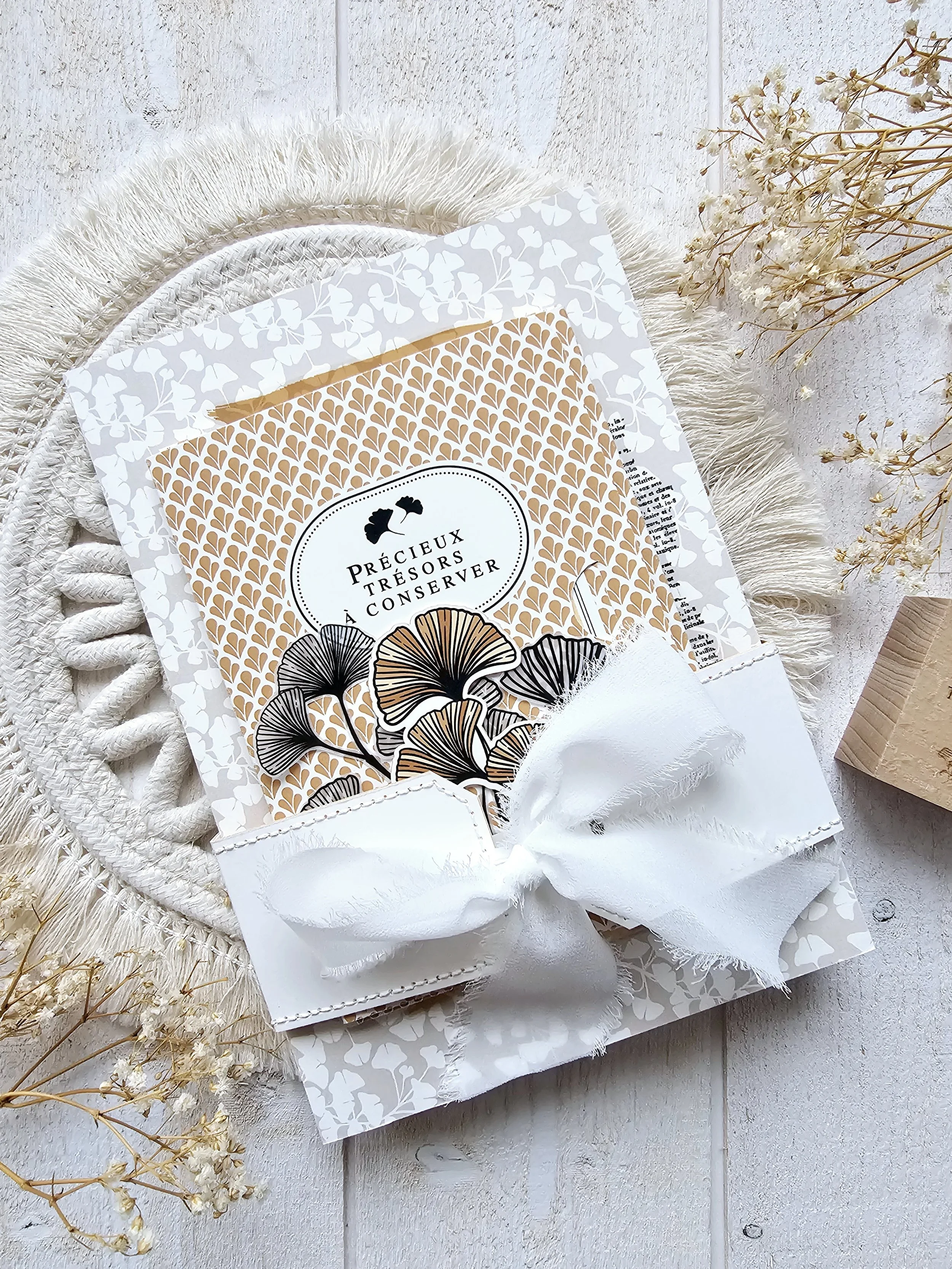 MINI ALBUM GINKGO - FLORENCE — Florilèges Design