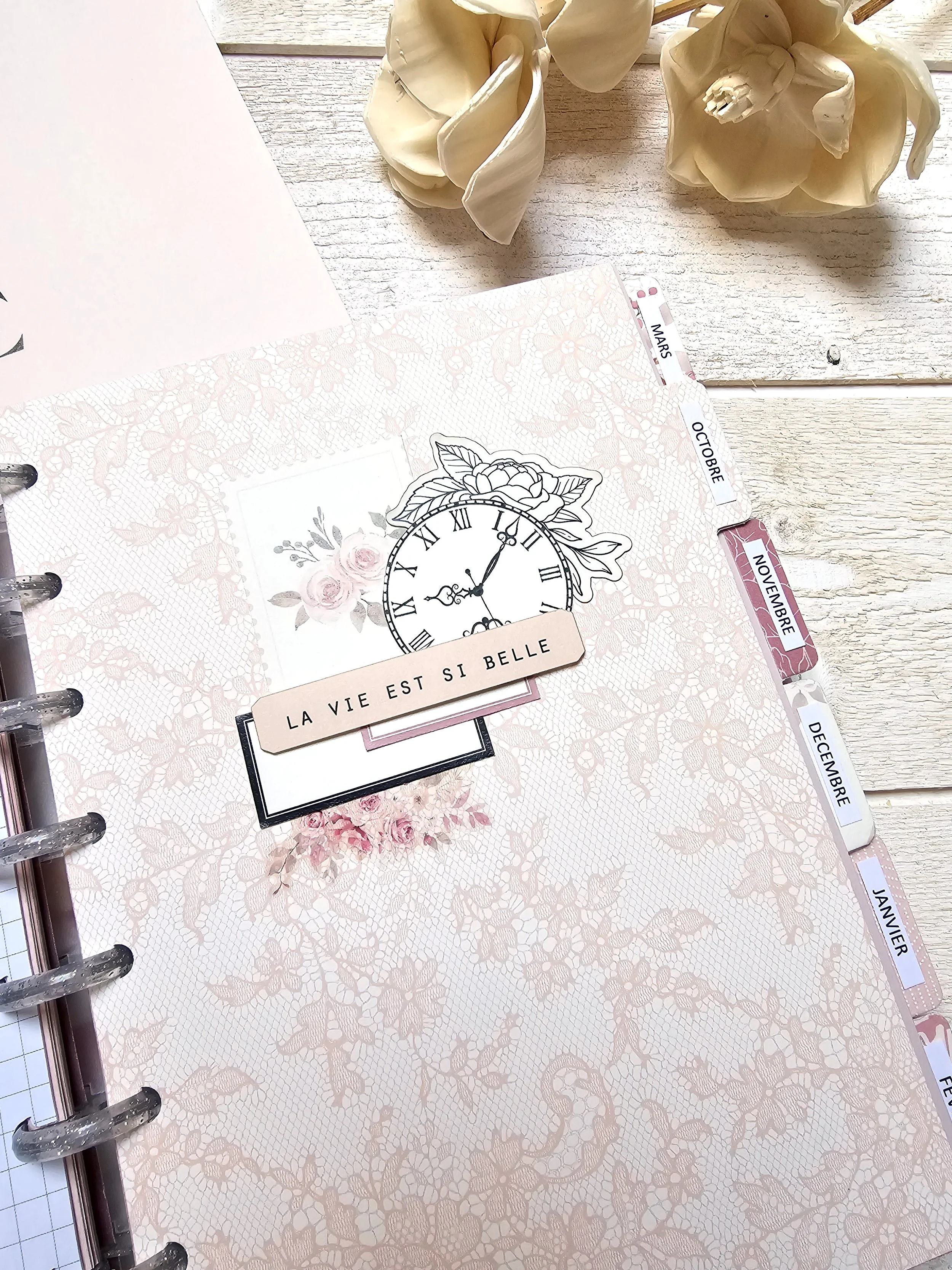 PLANNER « LA VIE EN ROSE » – FLORENCE — Florilèges Design