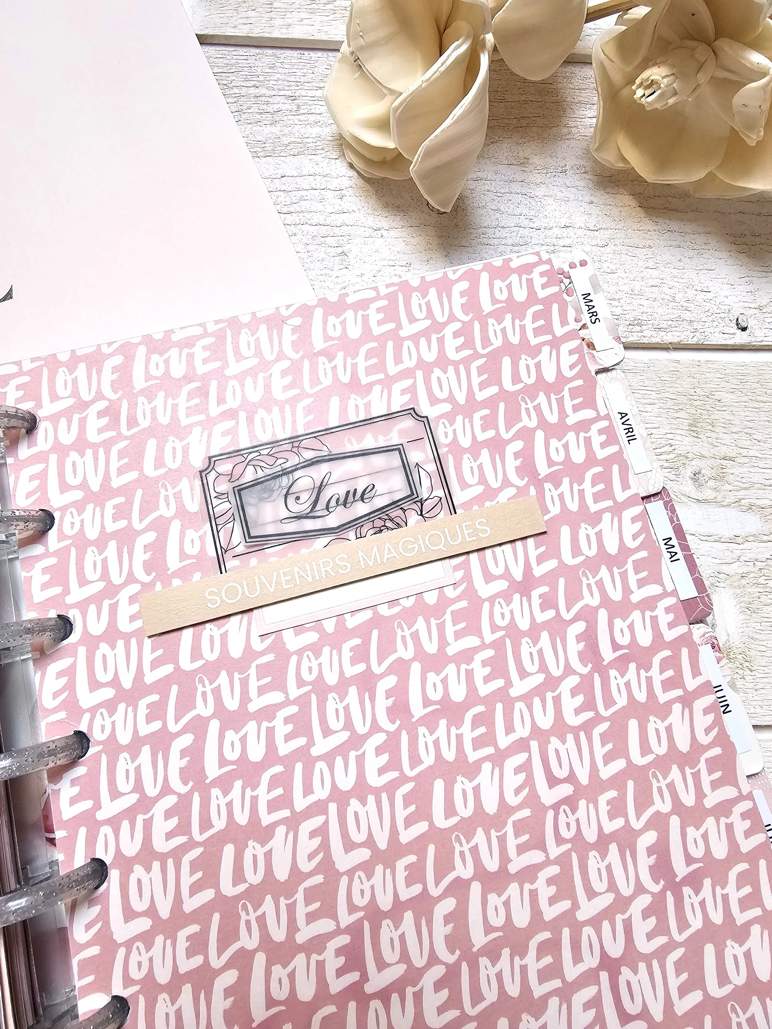 PLANNER « LA VIE EN ROSE » – FLORENCE — Florilèges Design