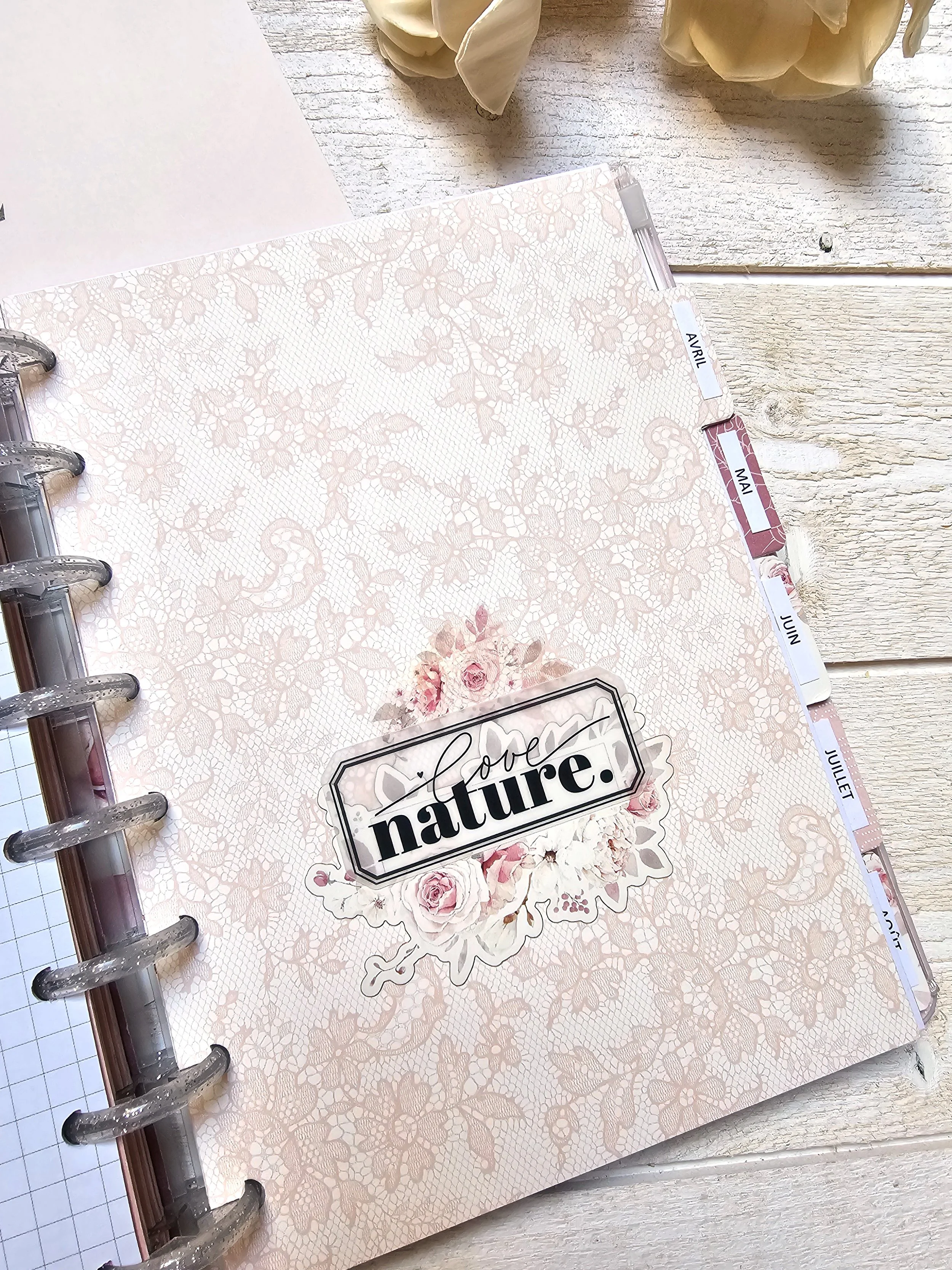 PLANNER « LA VIE EN ROSE » – FLORENCE — Florilèges Design