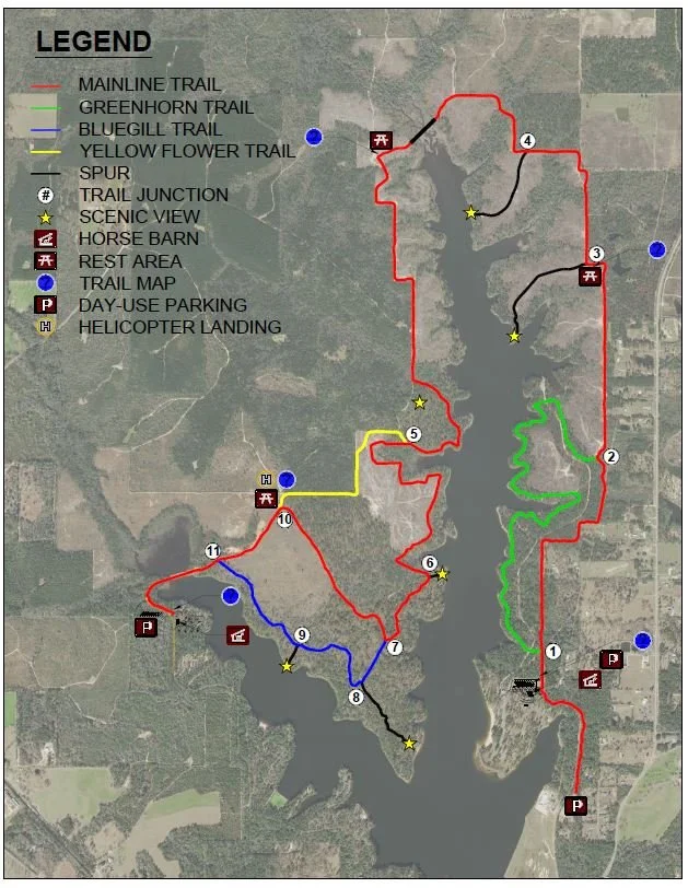 Flint Creek Water Park Horse Trail, Wiggins, Mississippi — Tice ...