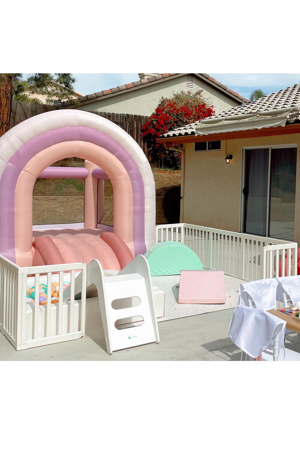 Blossom Bounce—Soft play party rentals