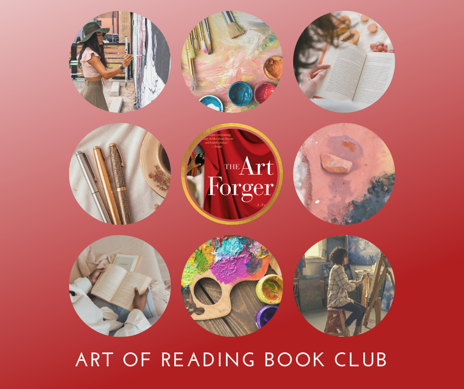 Art of Reading Book Club- The Art Forger — Penticton Art Gallery
