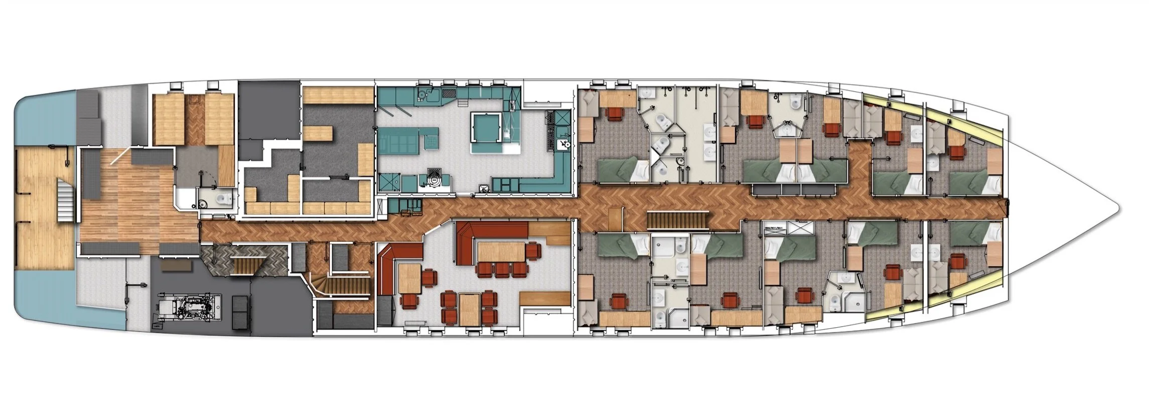 Yacht Deck Plans — Hanse Expedition