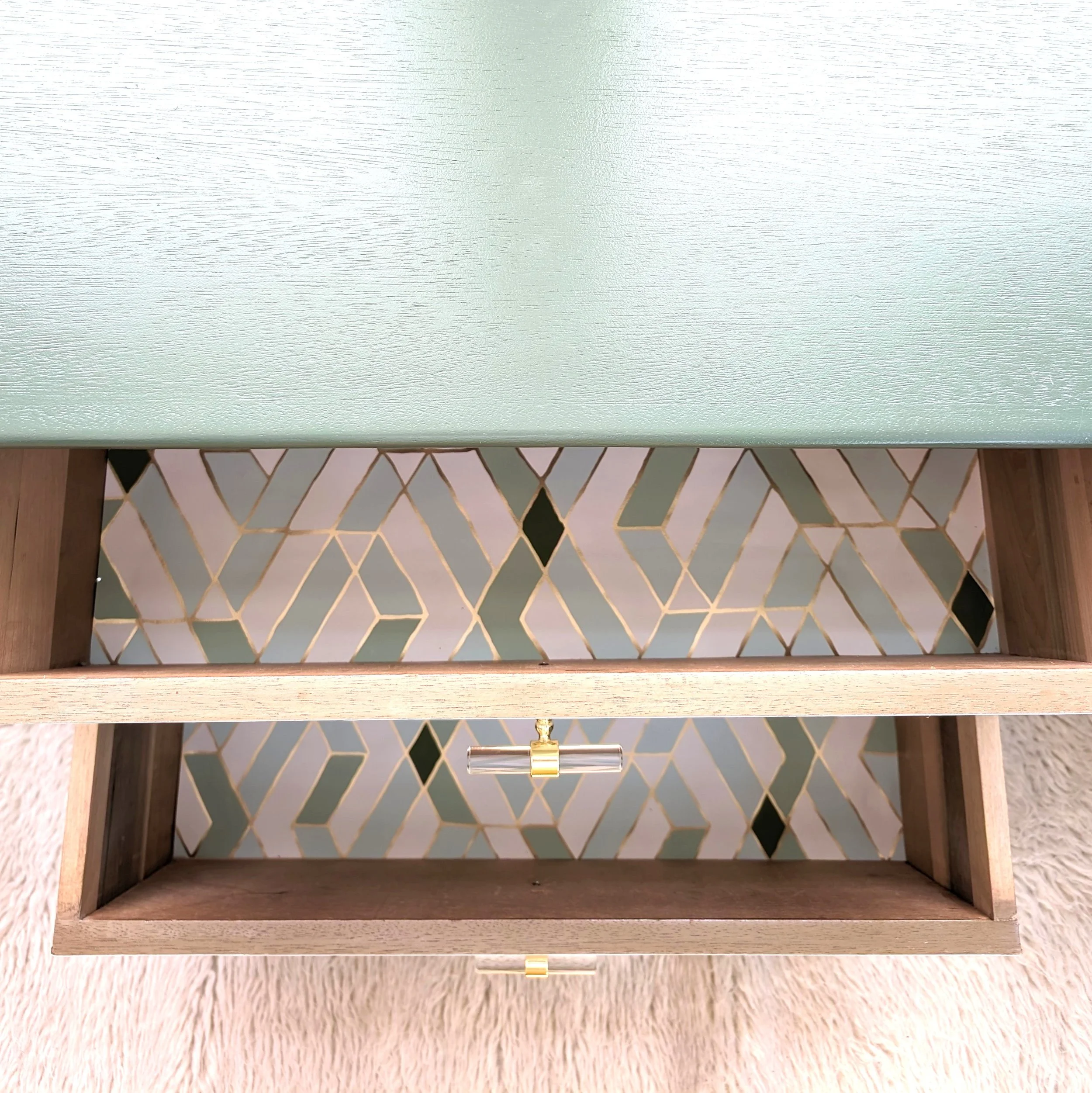 Green Bar Cabinet — FOUND by Bashford Design