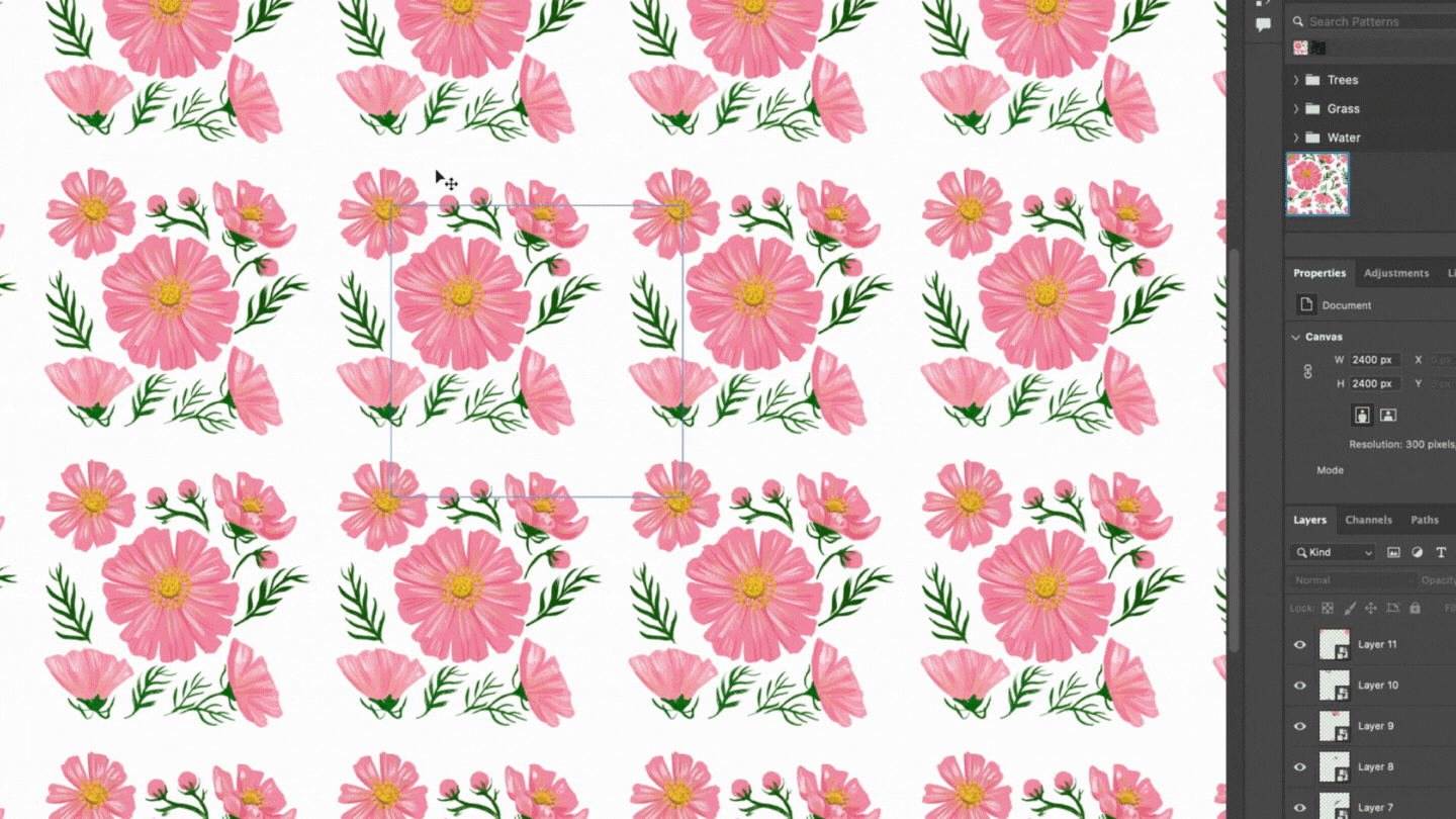 How to Make a Repeat Pattern in Photoshop — Ann Shen Creative