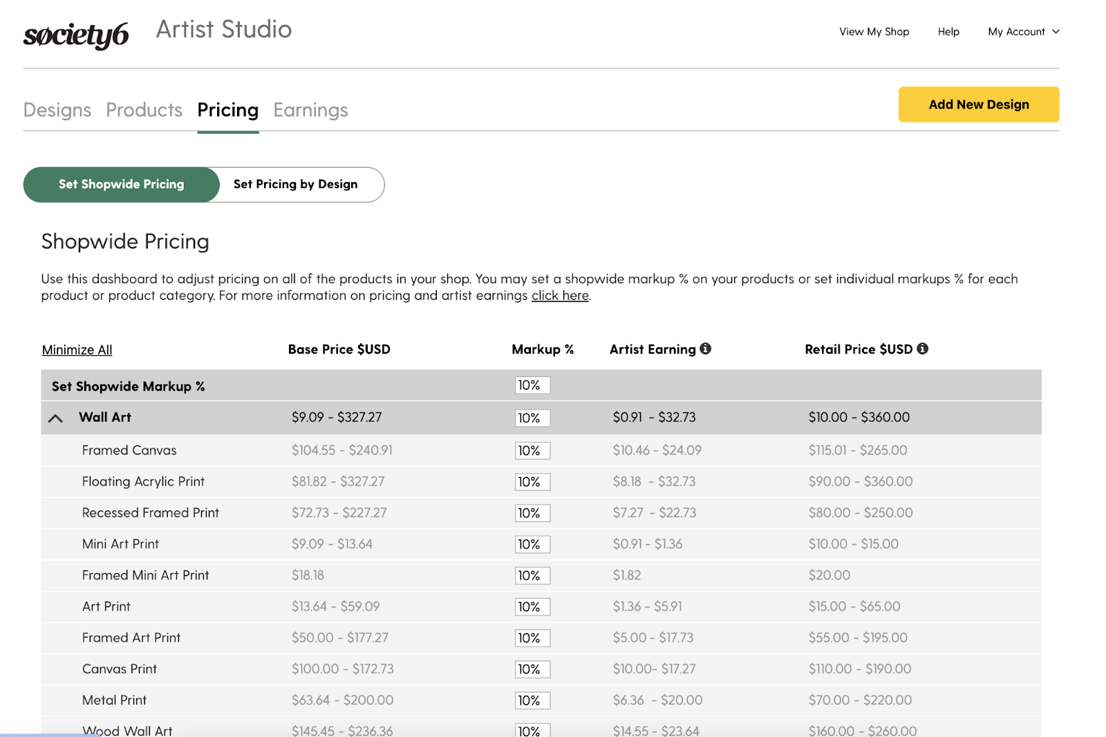 How to Set Up a Society6 Shop — Ann Shen Blog