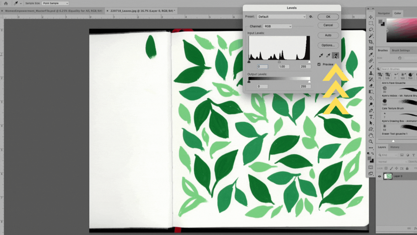 How to Digitize Paintings in Photoshop — Ann Shen Creative
