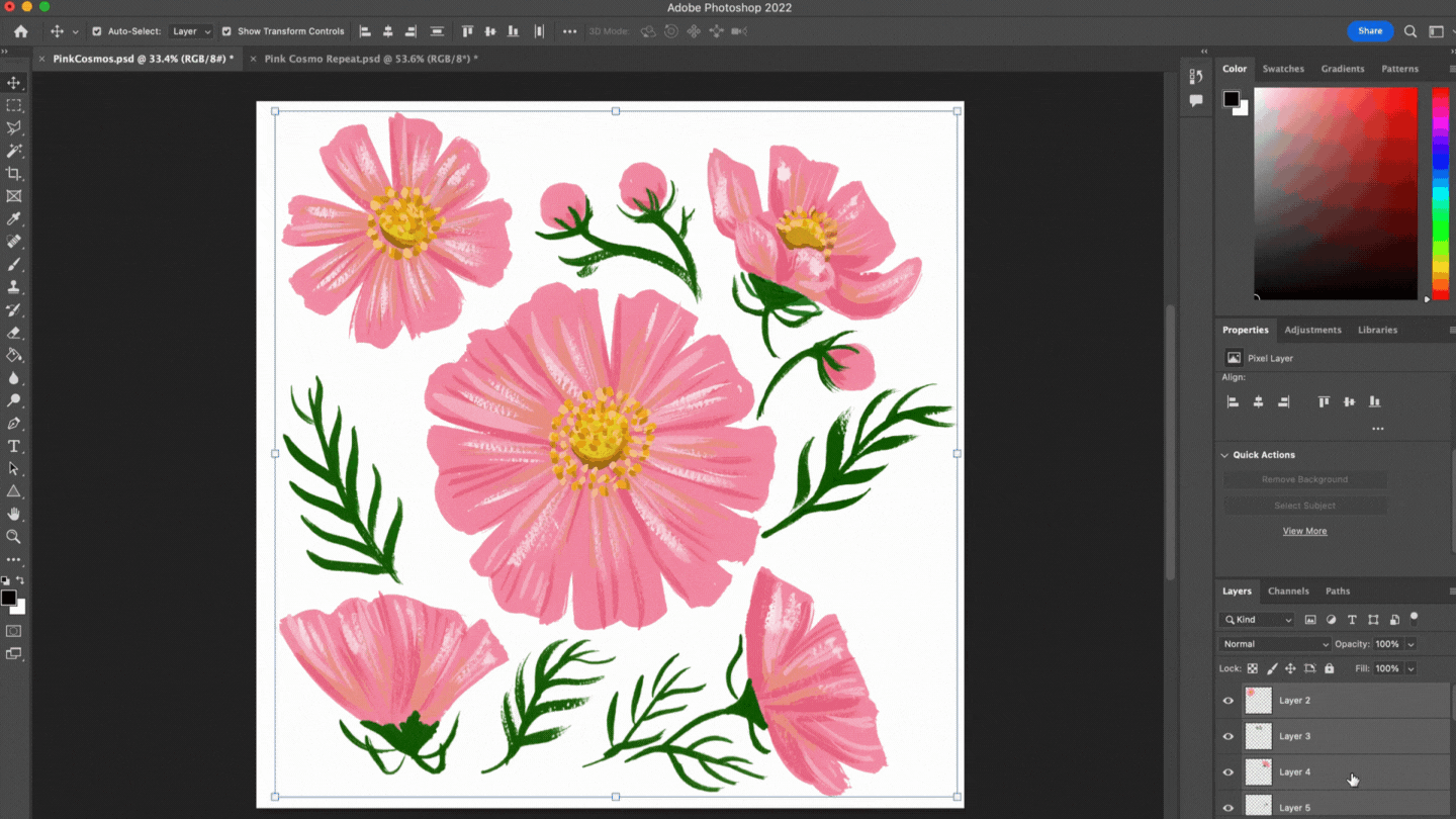 How to Make a Repeat Pattern in Photoshop — Ann Shen Blog