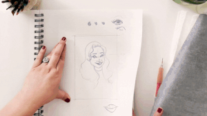 How to Transfer a Sketch to Watercolor Paper — Ann Shen Creative