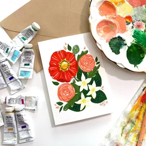 How to Create Balanced Compositions in Floral Paintings — Ann Shen Creative