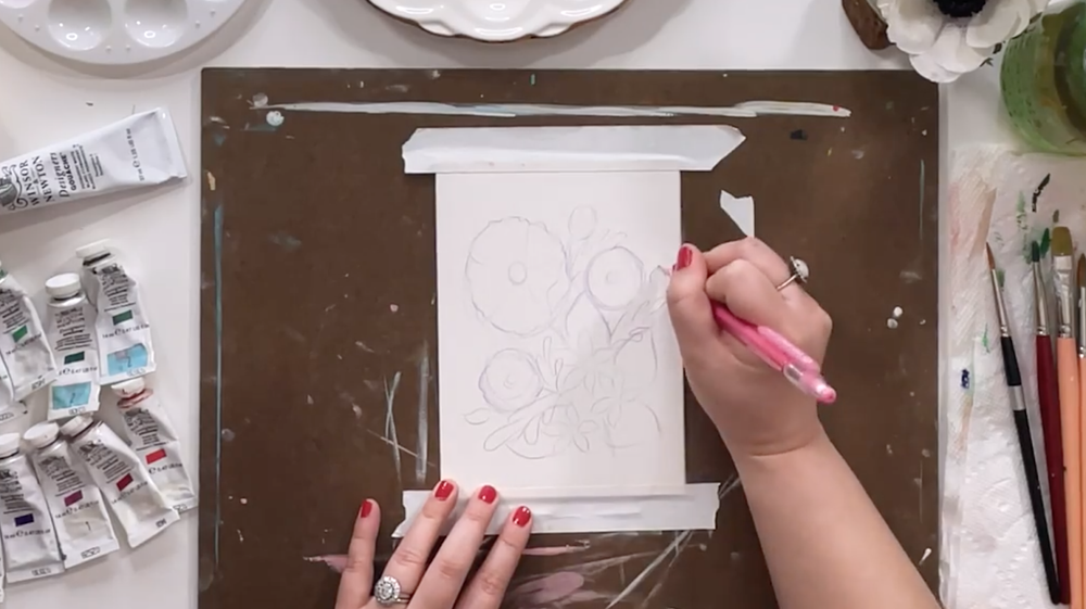 How to Create Balanced Compositions in Floral Paintings — Ann Shen Creative