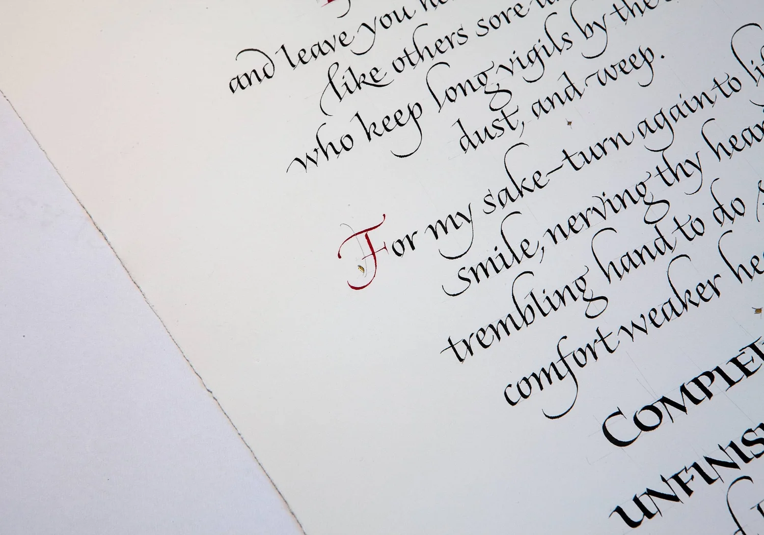 Calligraphy Commissions (artworks) by master calligrapher John Stevens ...