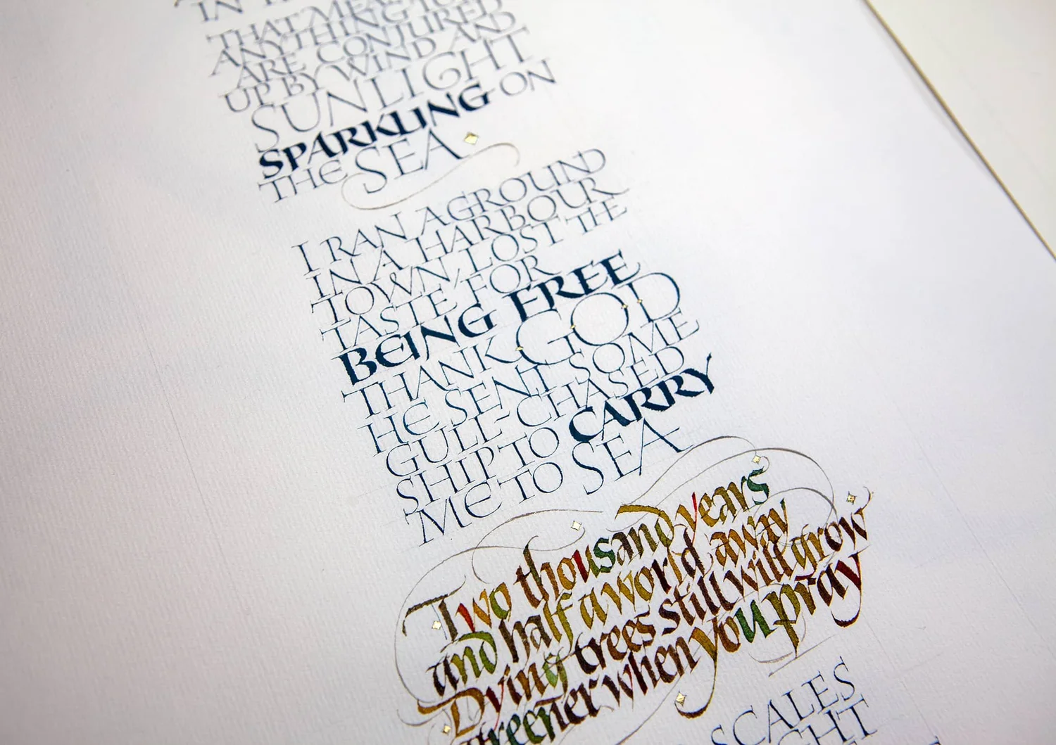 Beautiful calligraphy by master calligrapher John Stevens — John ...