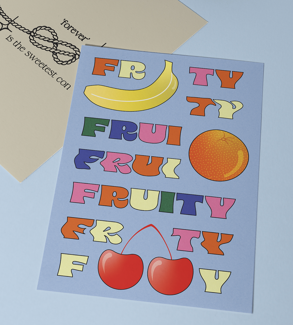 Fruity Digital Download Queer Joy Illustration Fruit Hand Drawn Art ...