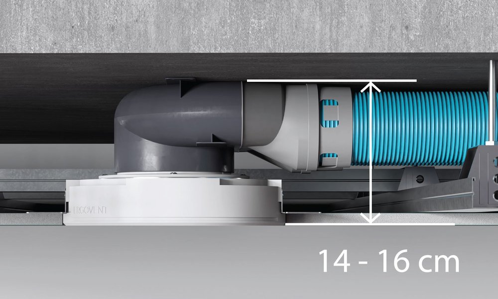 Frameless air diffusers ERGOVENT