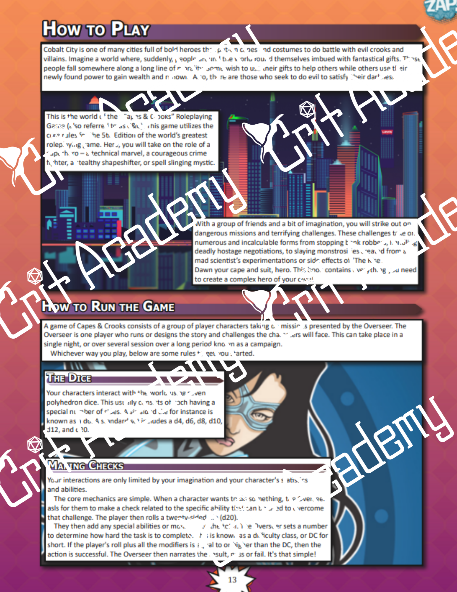 Capes and Crooks - A 5e Superhero RPG — Crit Academy