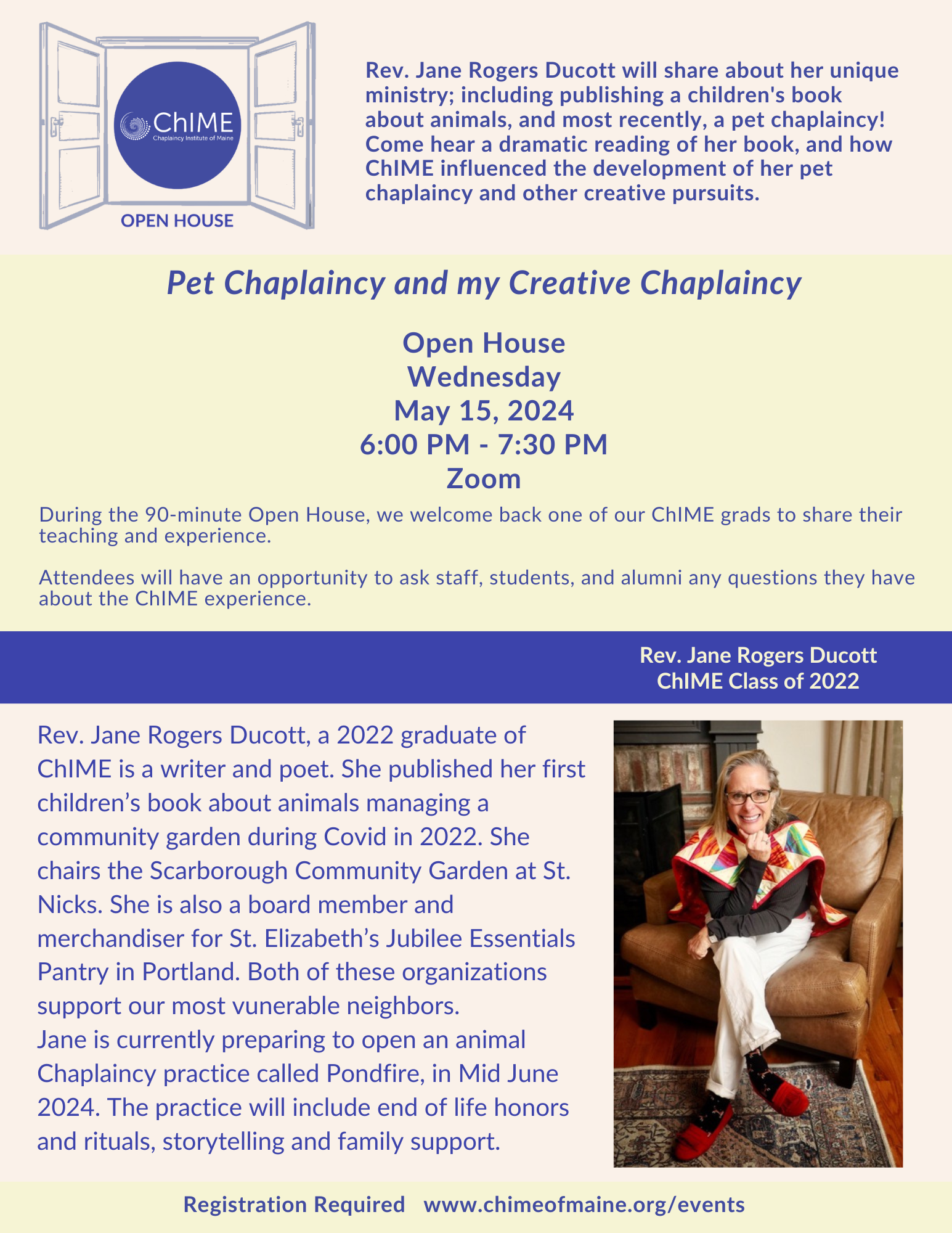 Pet Chaplaincy and my Creative Ministry — The Chaplaincy Institute of Maine