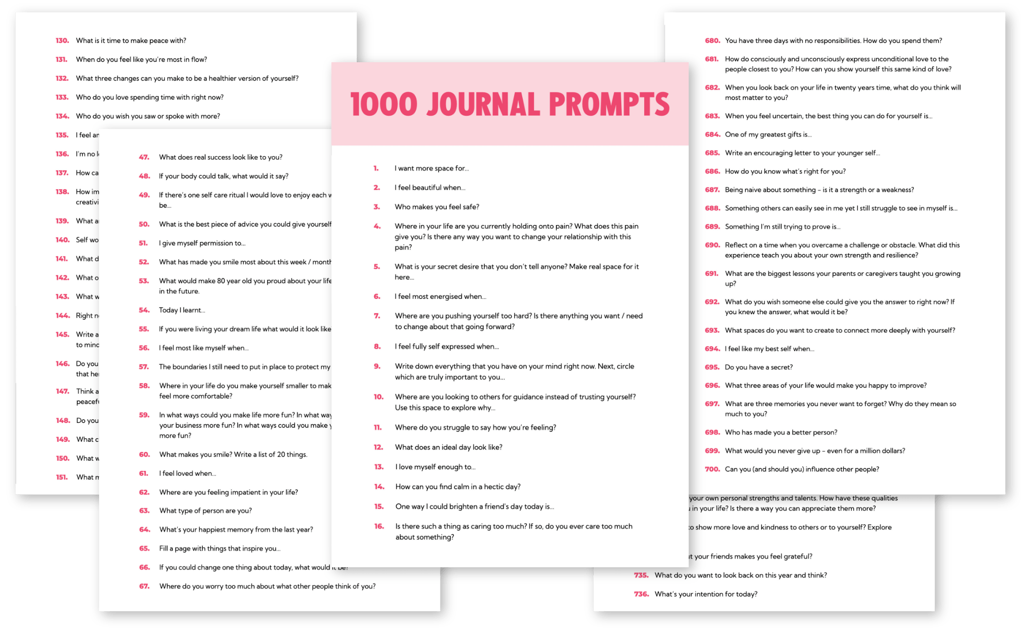1000 Journal Prompts — Ruth Ridgeway