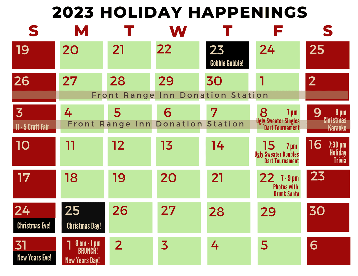 Events — Front Range Inn | Lakewood CO