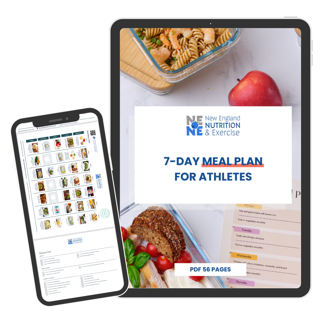 7-Day Meal Plan For Athletes — New England Nutrition & Exercise