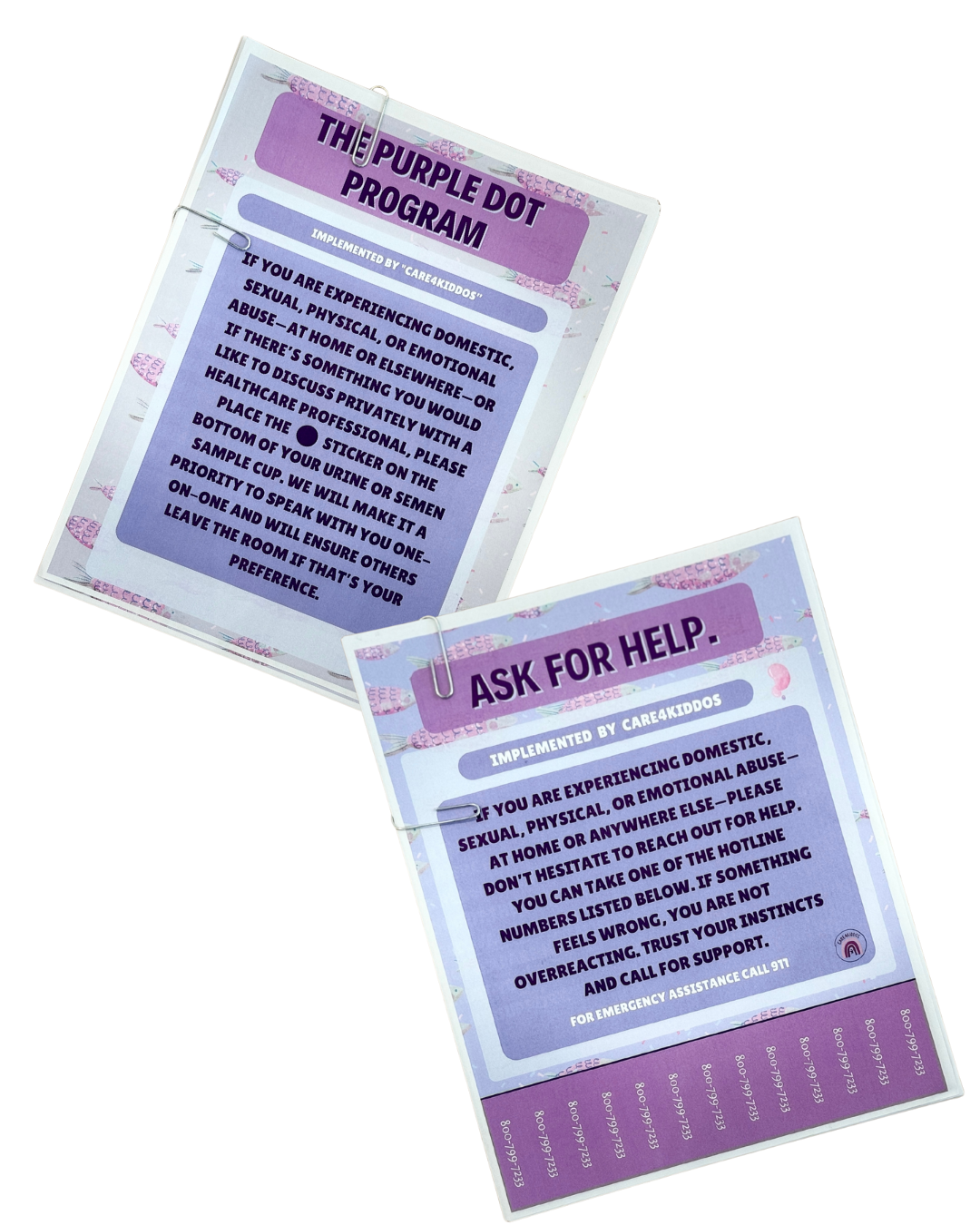 Purple Dot Program | Support Safety Today — Care4Kiddos